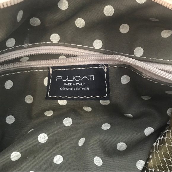 Pulicati | Bags | 35 Made In Italy Pulicati Gold Leather Large Tote Bag ...